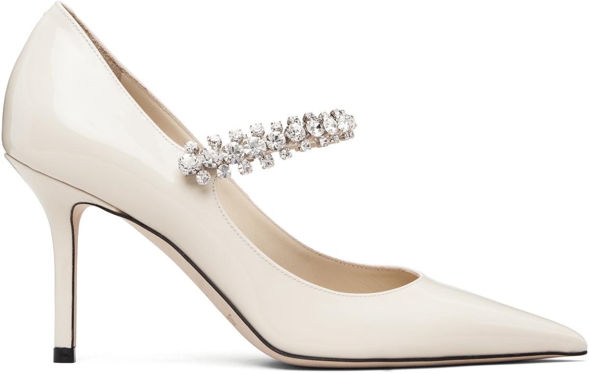 Jimmy Choo Off-White Bing Pump 85 Heels Jimmy Choo