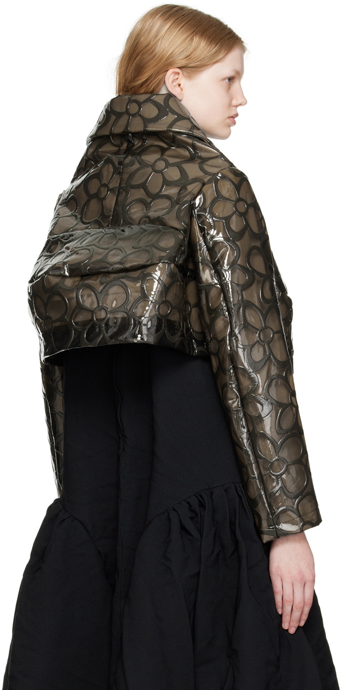 Comme des Garçons Gray Flower Jacket Comme des Garcons