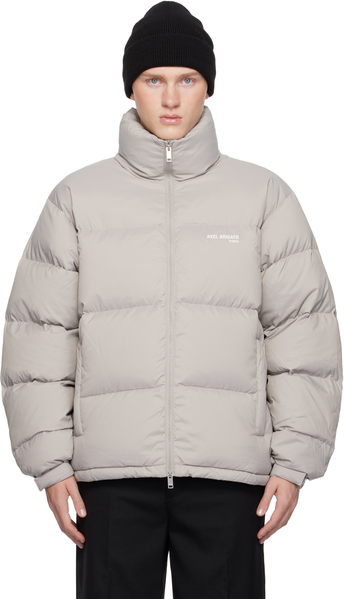 Axel Arigato Gray Observer Puffer Down Jacket Axel Arigato
