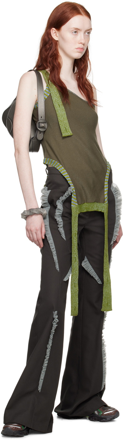 Kiko Kostadinov Green Arova Tank Top Kiko Kostadinov