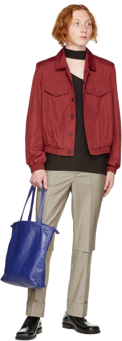 Situationist Red Polyester Jacket Situationist