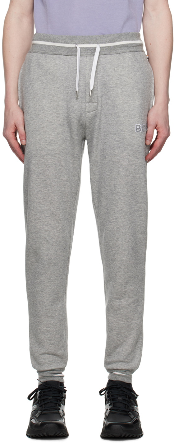 BOSS Gray Drawstring Sweatpants BOSS