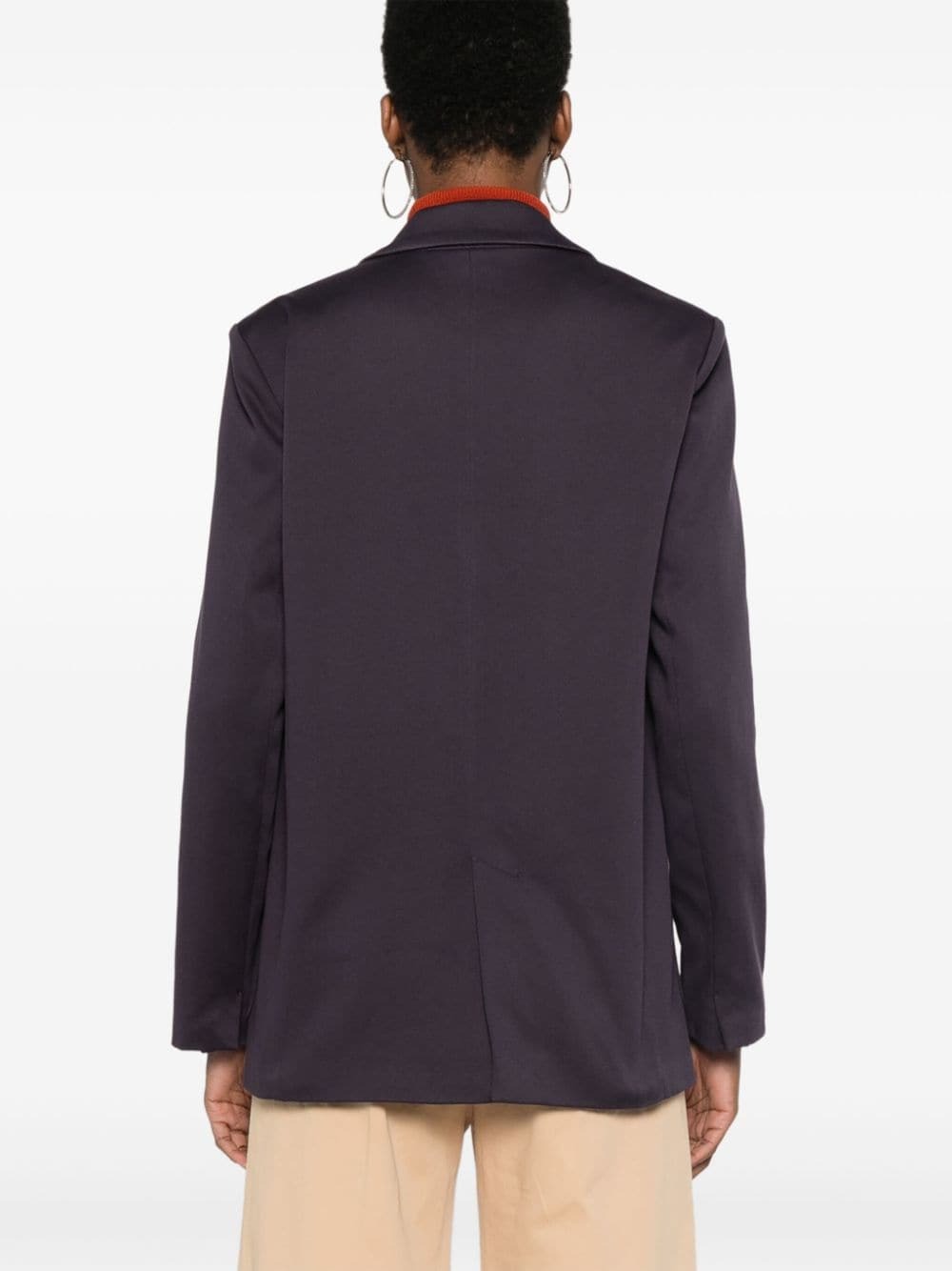 FORTE FORTE - Cotton Single-breasted Blazer Jacket Forte Forte