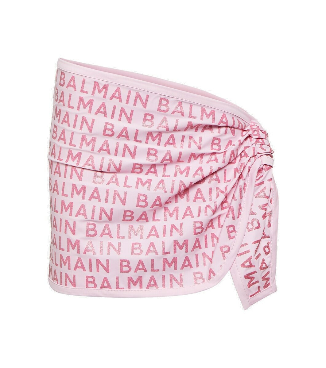 Balmain Logo beach cover-up Balmain