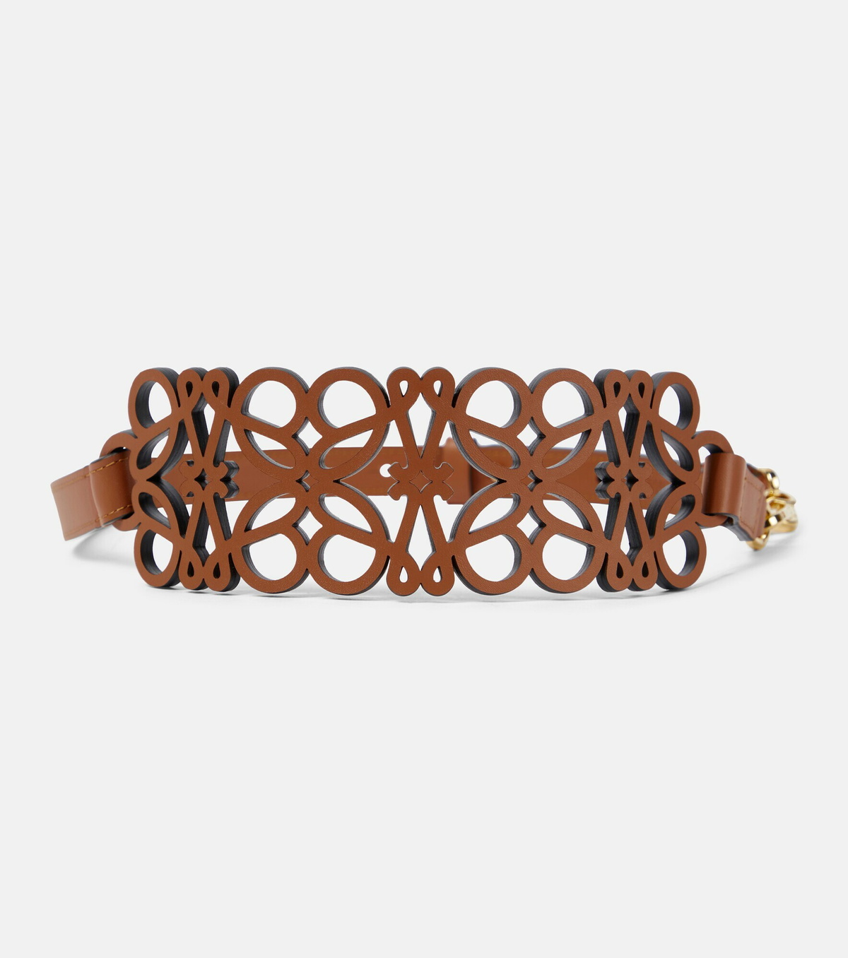 Loewe - Anagram cutout leather bag strap Loewe