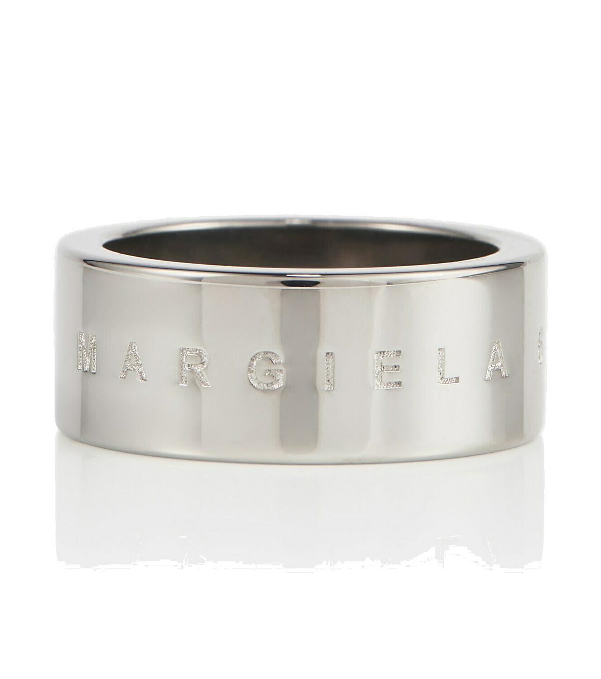 MM6 Maison Margiela - Logo-engraved ring MM6 Maison Margiela