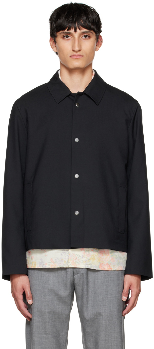 John Elliott Black Coach Jacket John Elliott