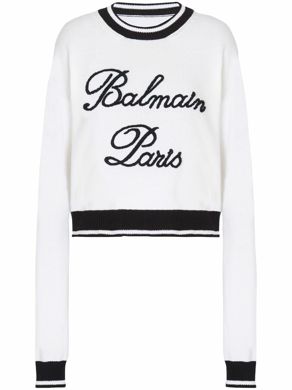 BALMAIN - Logo Crewneck Sweater Balmain