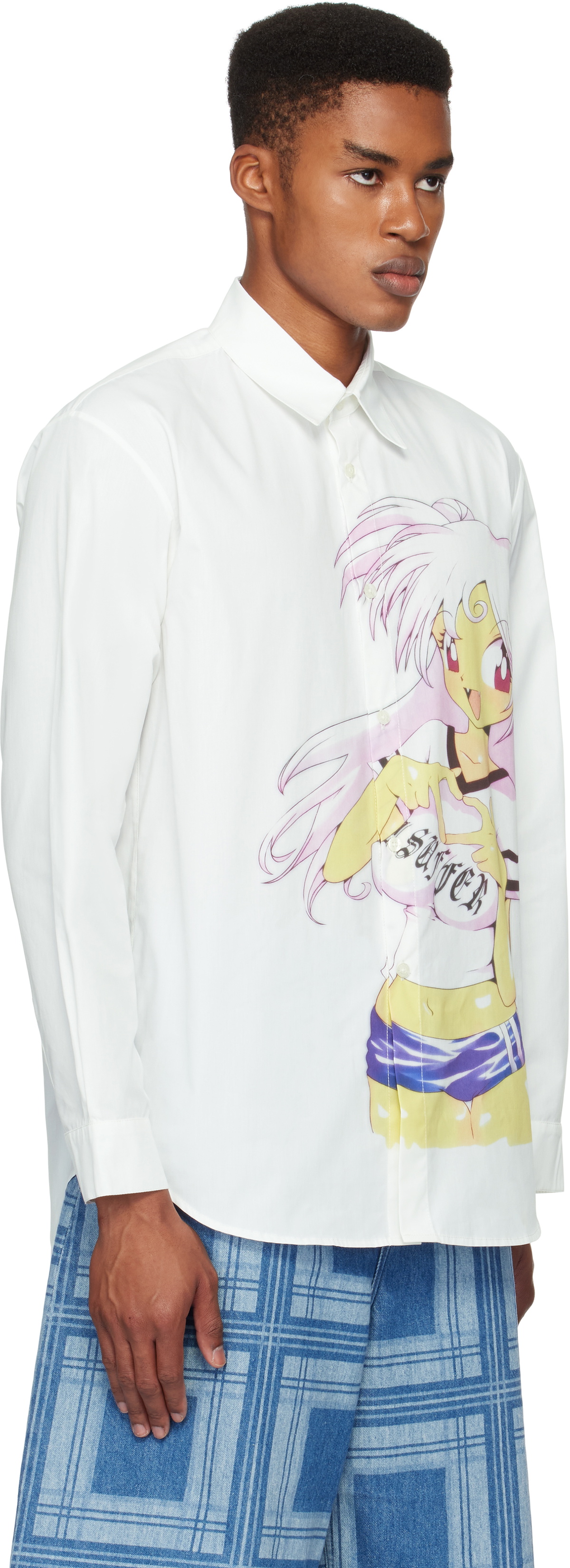 Ashley Williams SSENSE Exclusive White Manga Shirt Ashley Williams