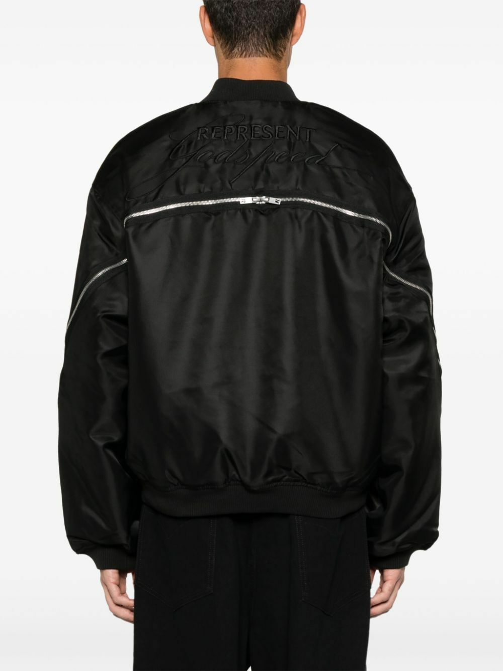 Represent Zipped Bomber Jacket Represent