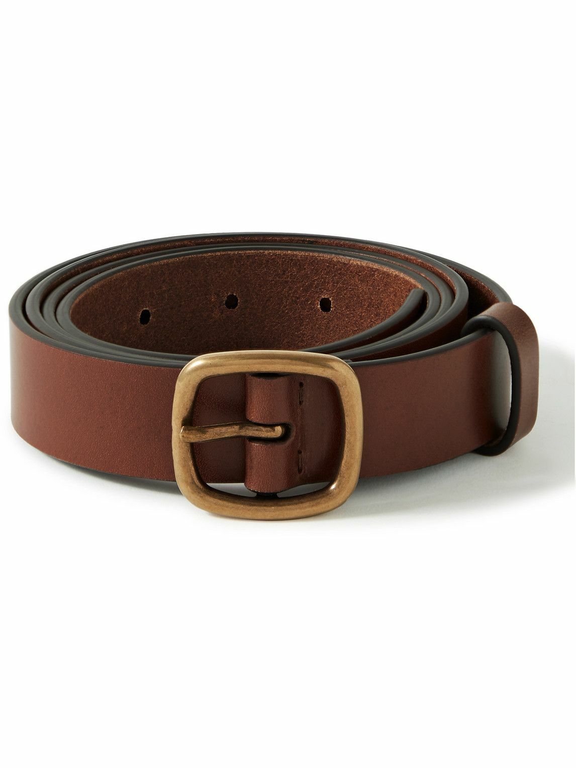 Acne Studios - 2.5cm Leather Belt - Brown Acne Studios