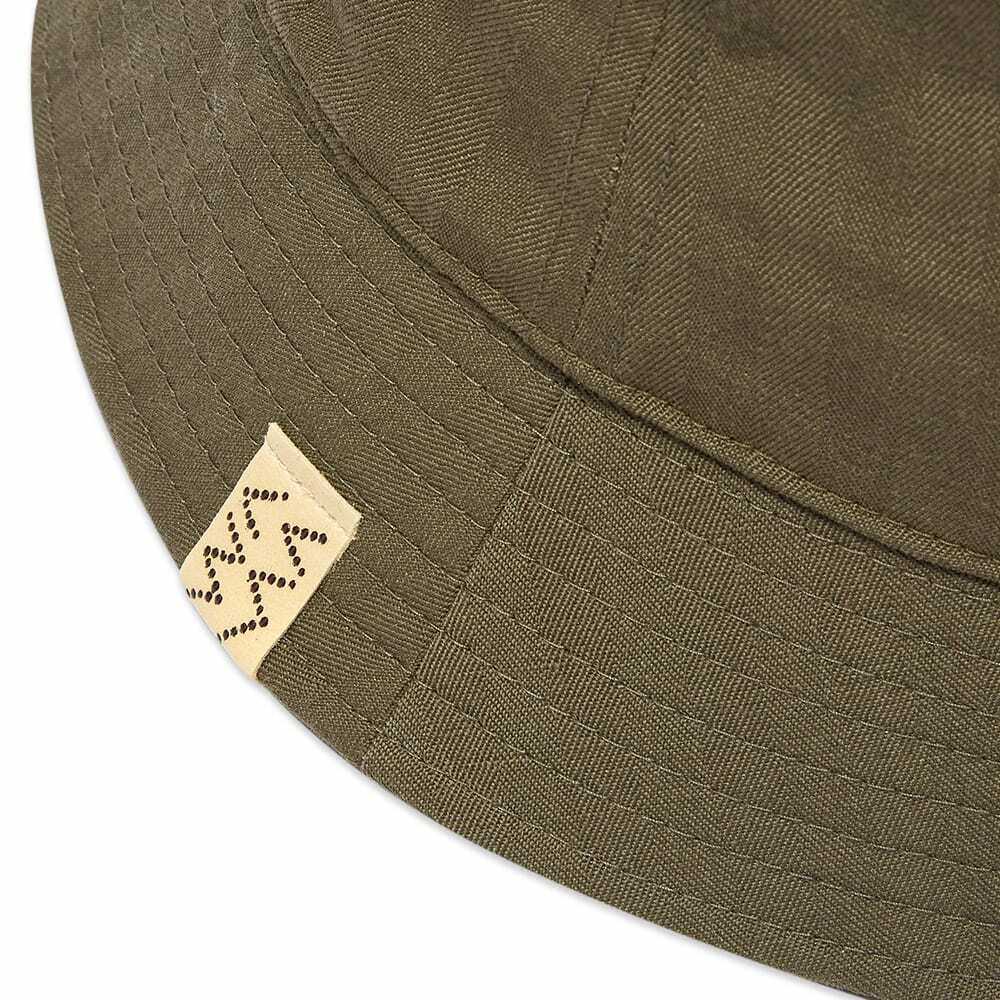 Visvim Men's Dome Bucket Hat in Olive Visvim