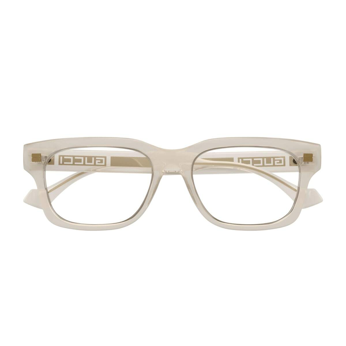 Gucci Eyewear Gucci Gg1731o Linea Lettering 004 Sage Green Trasparent ...