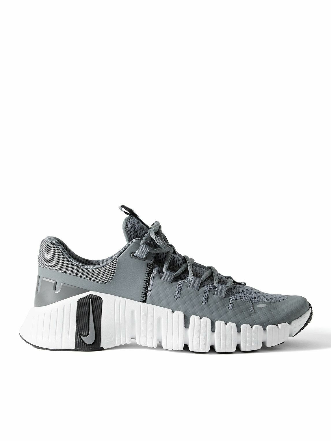 Nike Training - Free Metcon 5 Rubber-Trimmed Mesh Sneakers - Gray Nike ...