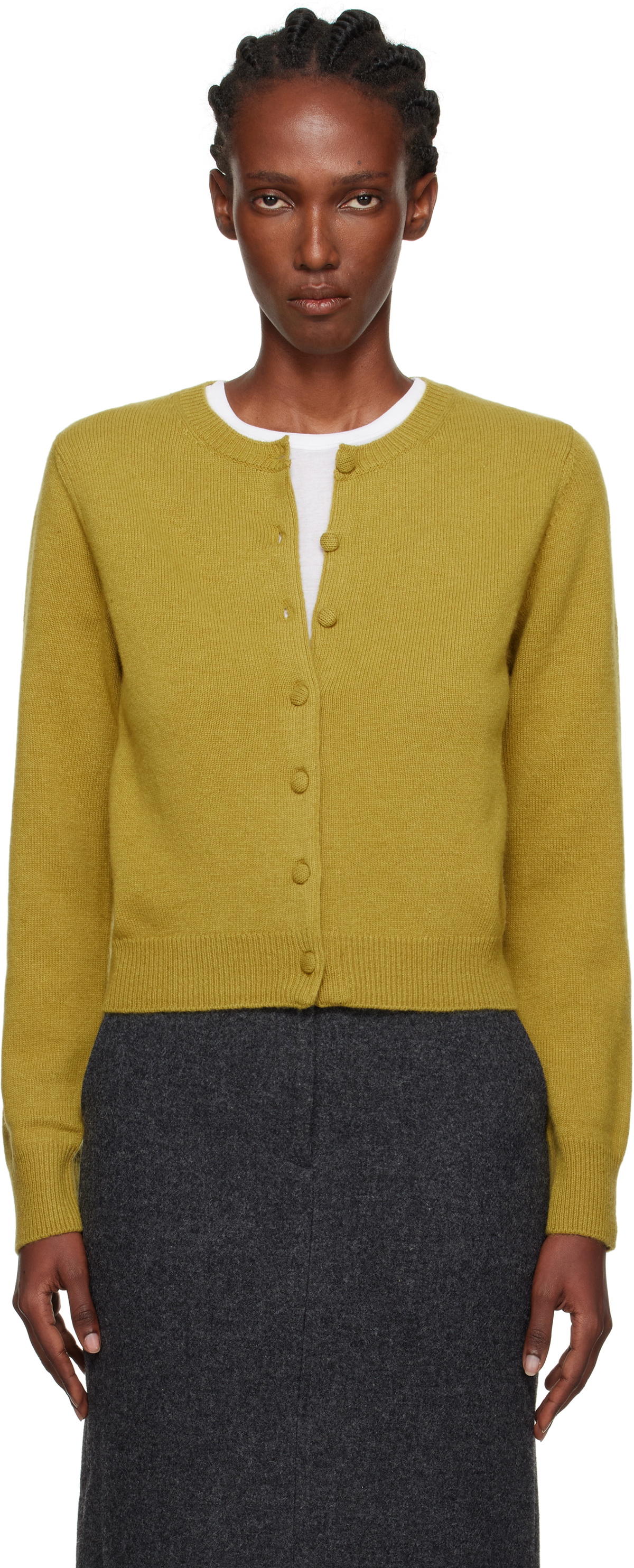 Nothing Written Green Diene Round Cardigan NOTHING WRITTEN