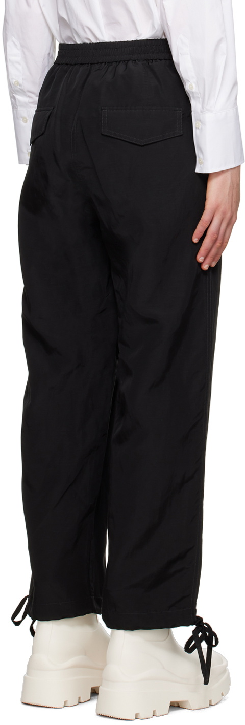 MSGM Black Drawstring Trousers MSGM