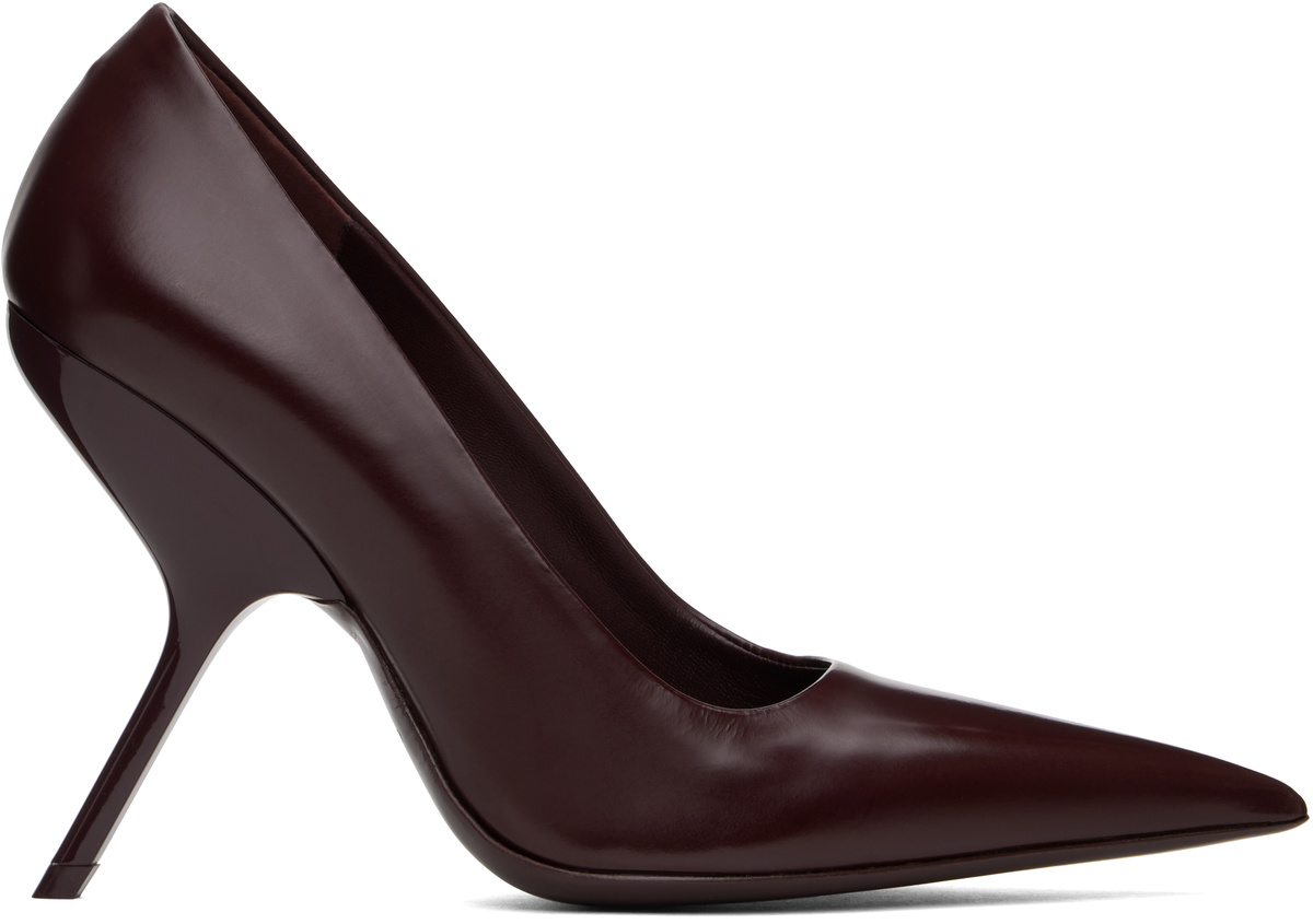 Ferragamo Burgundy Eva Heels Salvatore Ferragamo