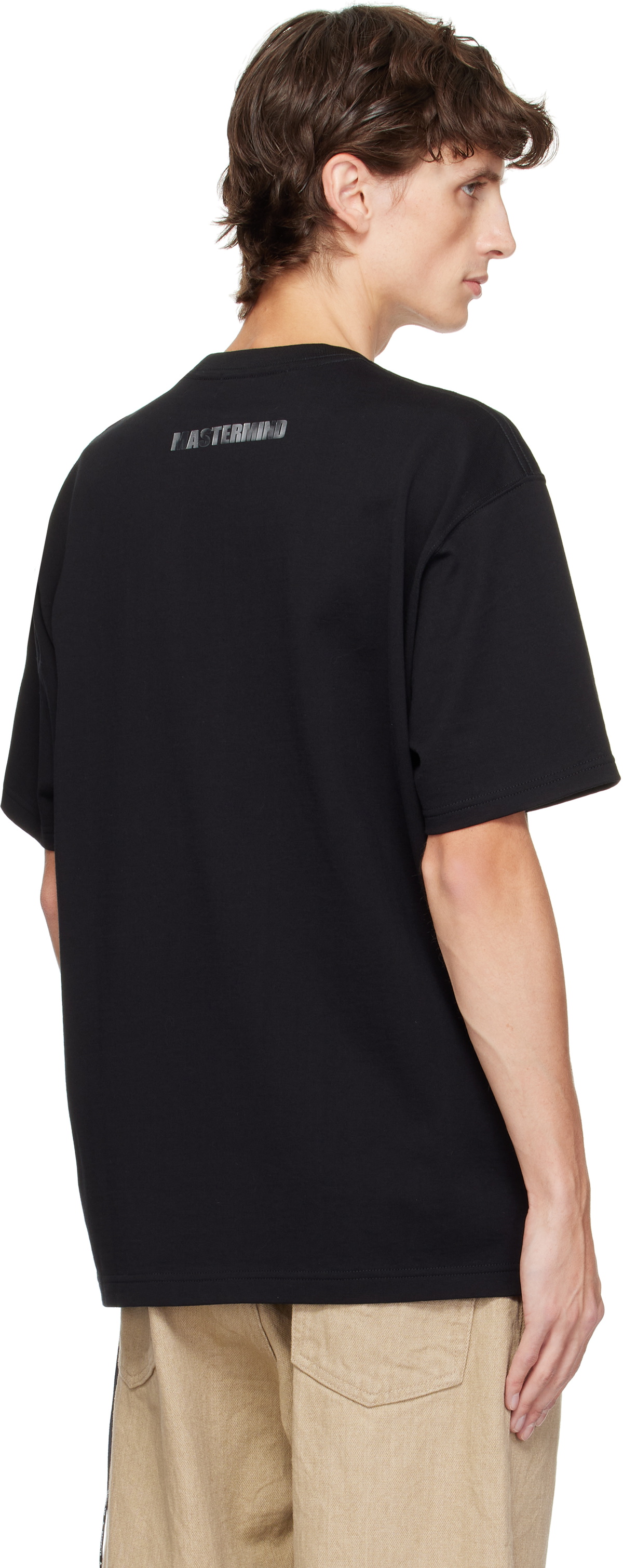 MASTERMIND WORLD Black Loopwheel T-shirt MASTERMIND WORLD