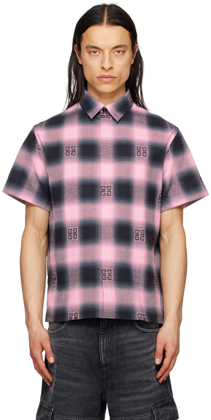 Givenchy Pink Check Shirt Givenchy