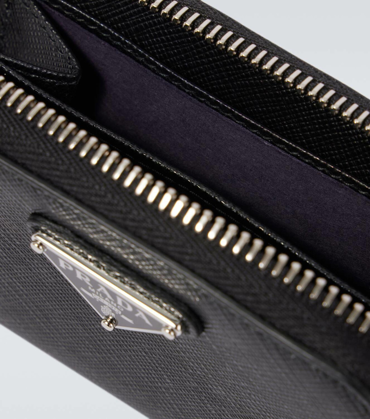 Prada Logo Saffiano leather coin purse Prada