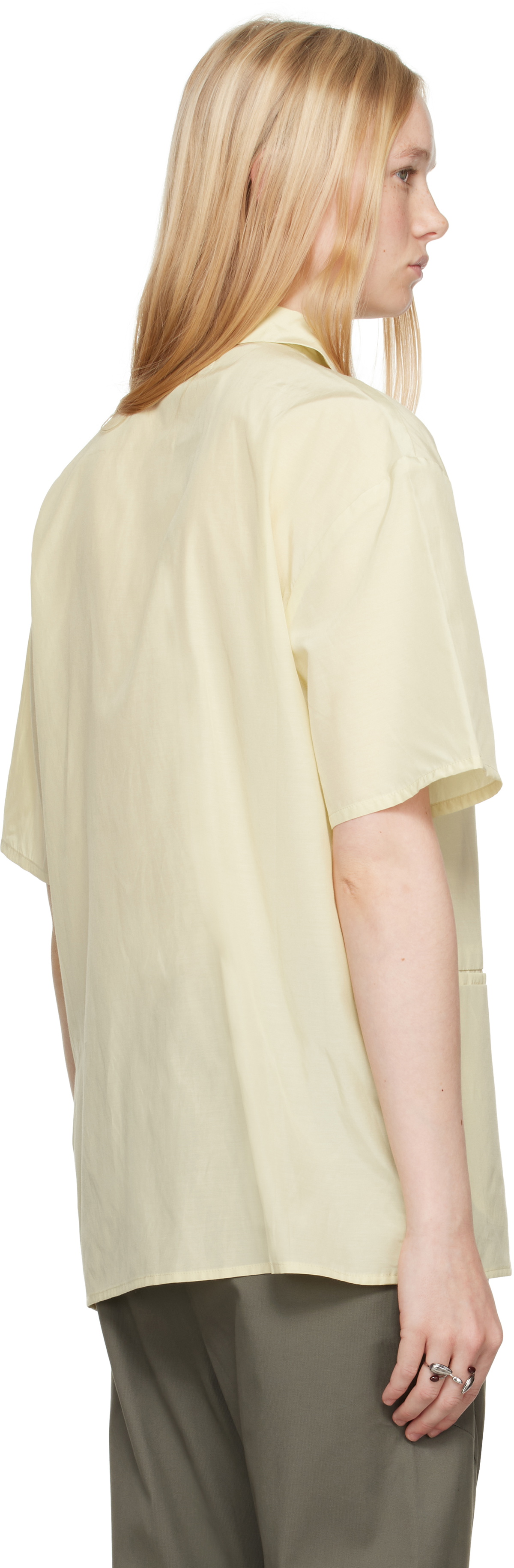 POST ARCHIVE FACTION (PAF) Yellow 8.0 Right Half Shirt Post Archive Faction