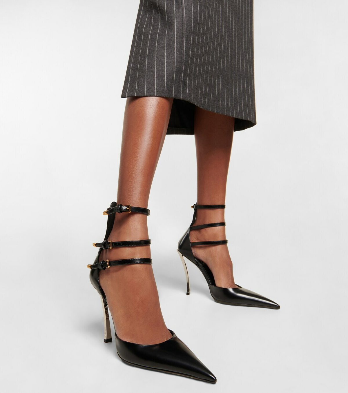 Versace - Pin-Point leather pumps Versace