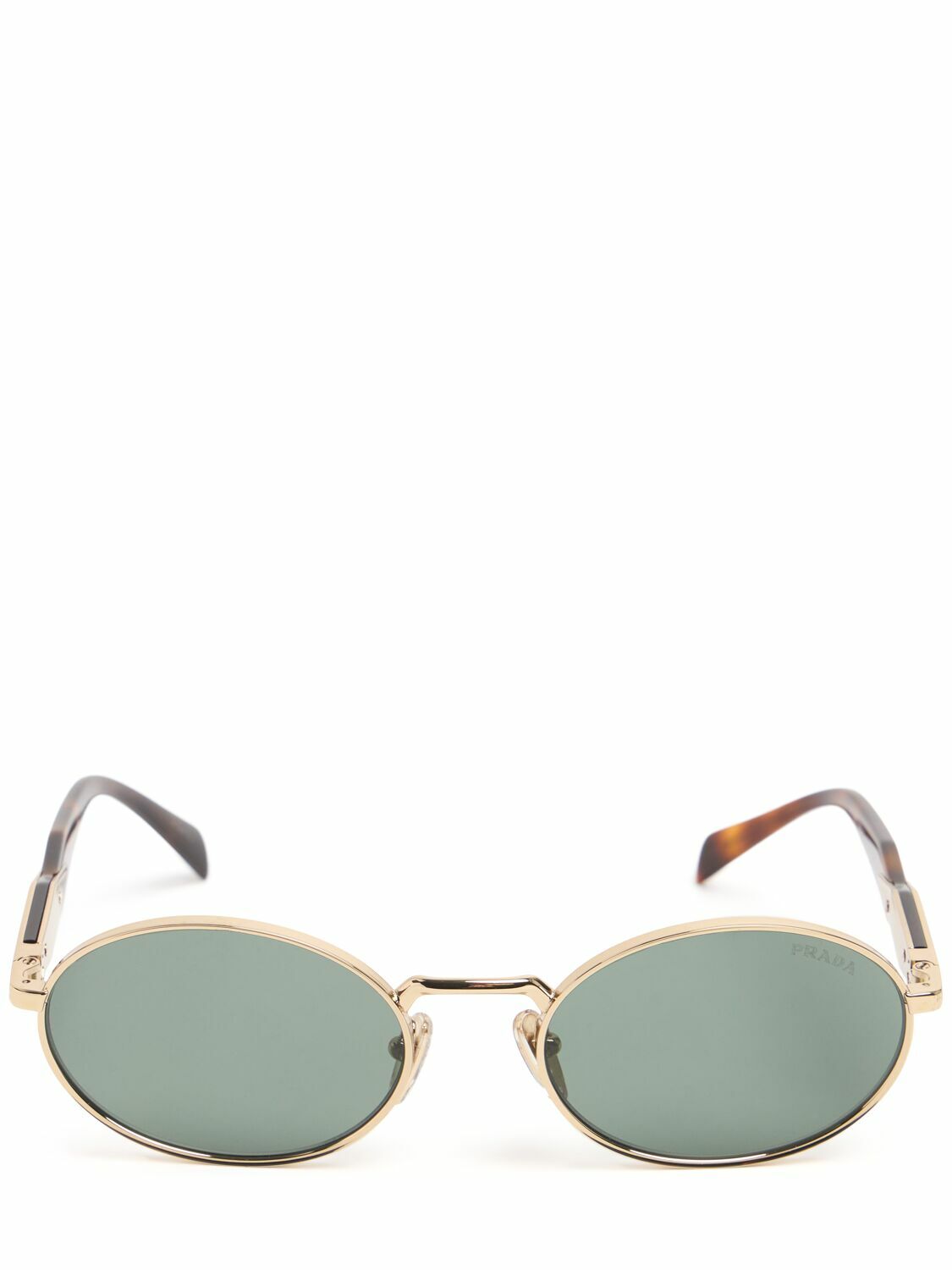 PRADA Heritage Oval Metal Sunglasses Prada