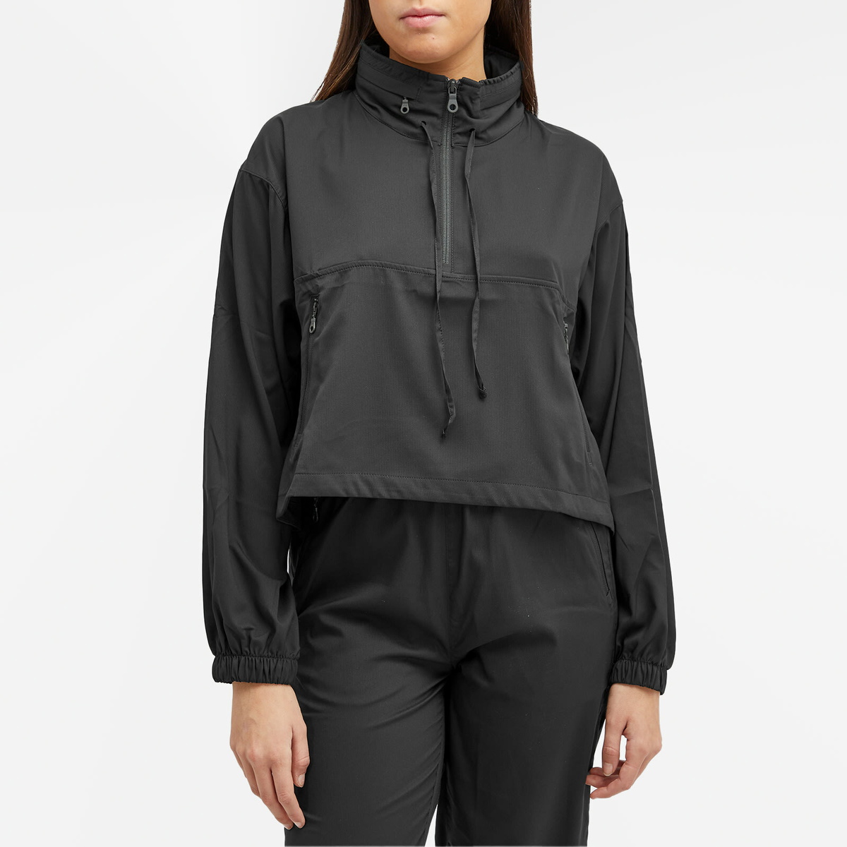 Girlfriend Collective Women's Hummingbird Windbreaker Half Zip Jacke in ...