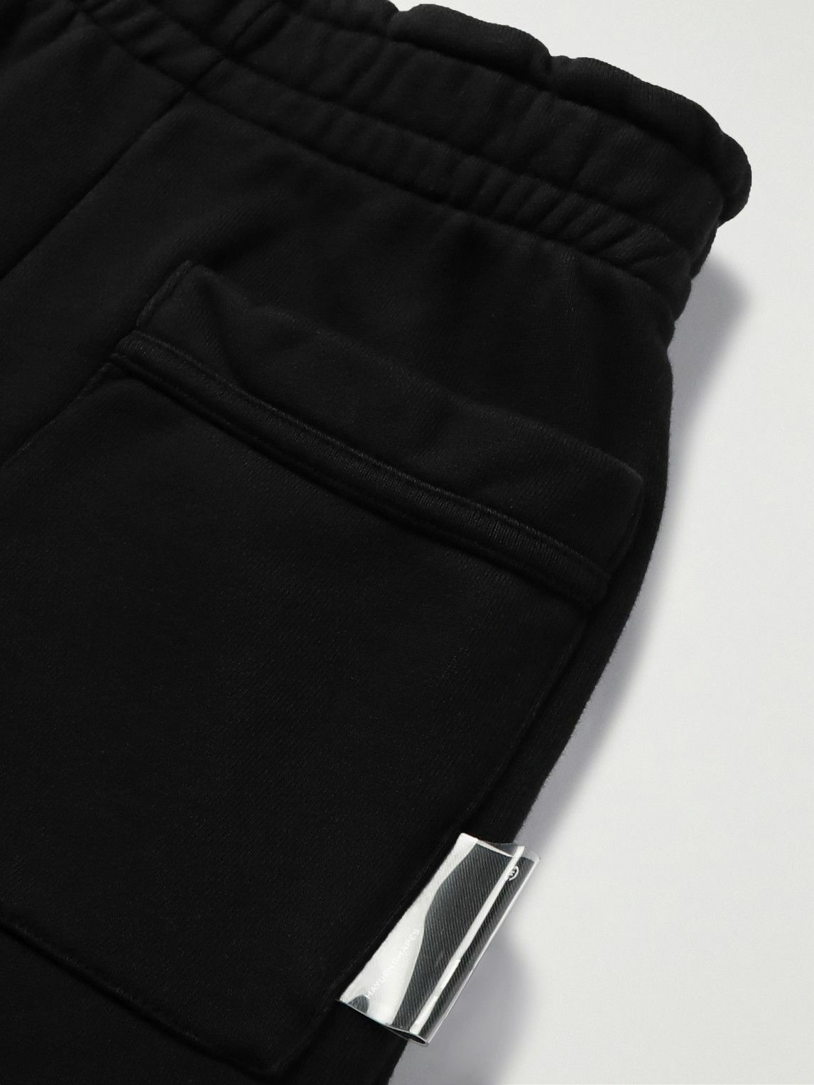 HAYDENSHAPES - Volume Straight-Leg Logo-Detailed Cotton-Jersey Shorts ...