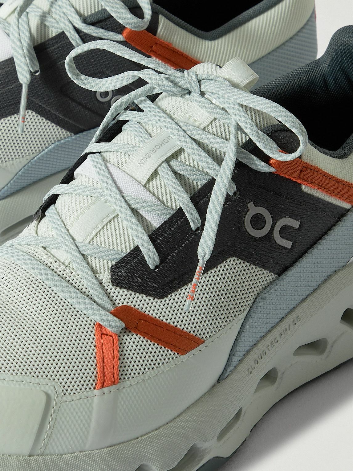 ON - Cloudhorizon Rubber-Trimmed Mesh Sneakers - Gray On