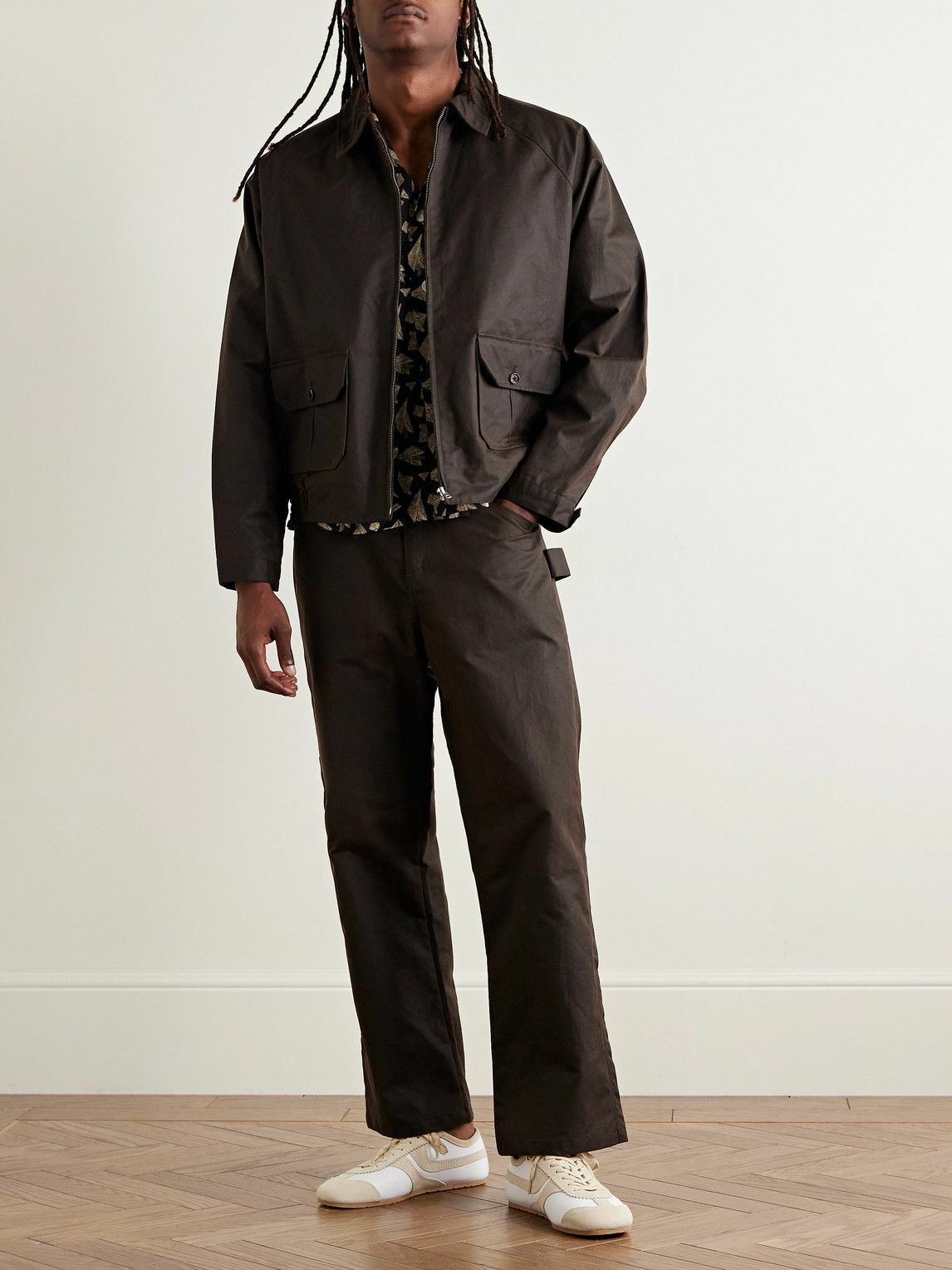 BODE - Waxed-Cotton Jacket - Brown Bode