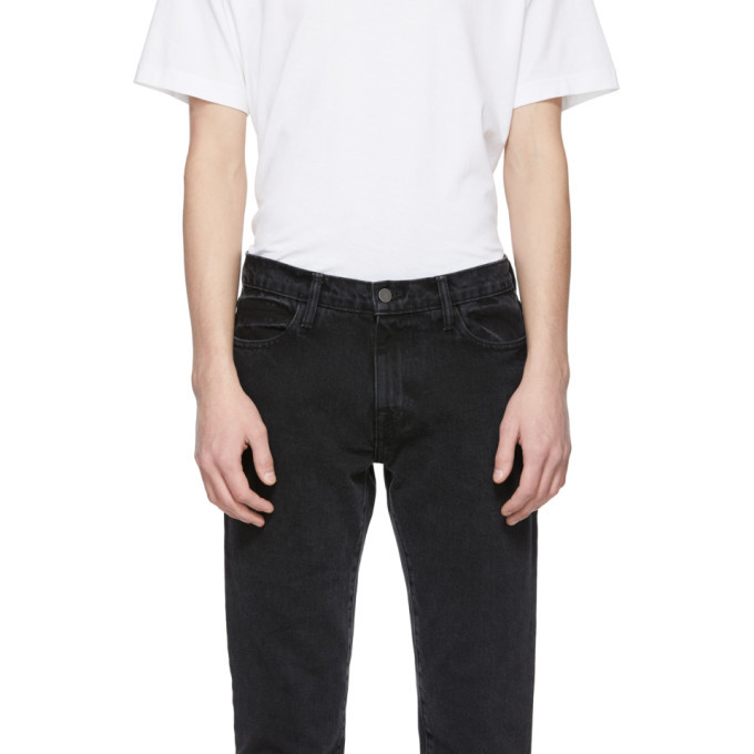 424 Black 424 Straight-Leg Jeans 424