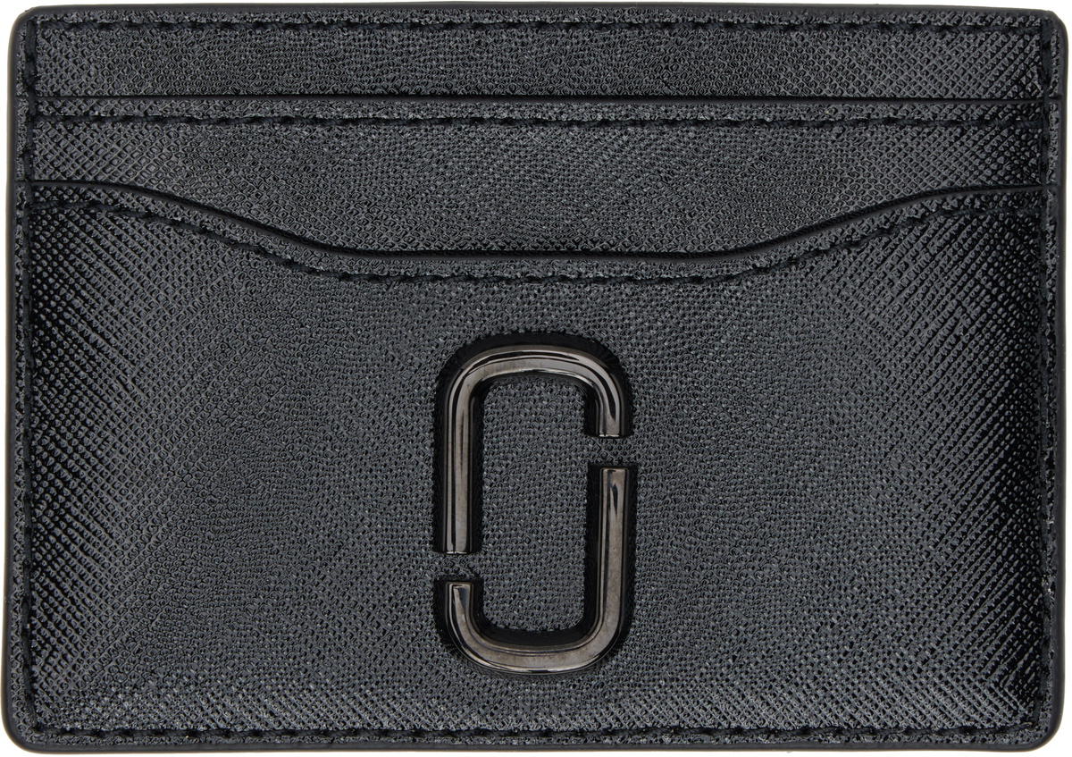 Marc Jacobs Black 'The Utility Snapshot DTM' Card Holder Marc Jacobs