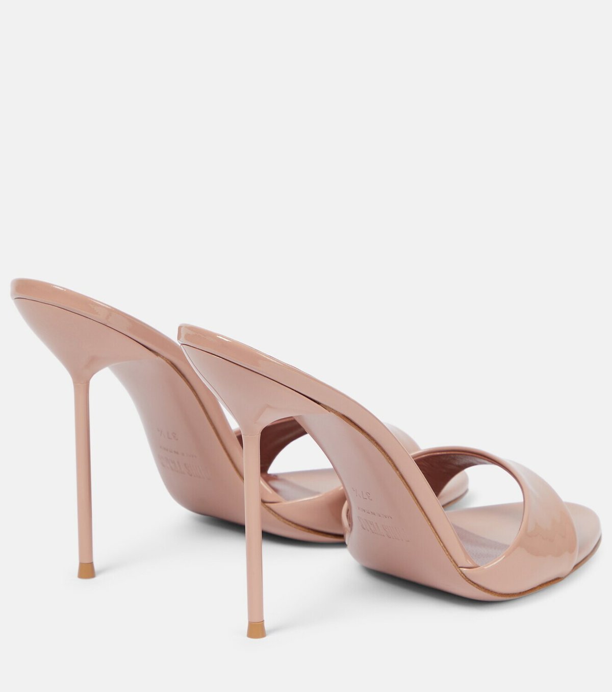 Paris Texas Lidia patent leather mules Paris Texas