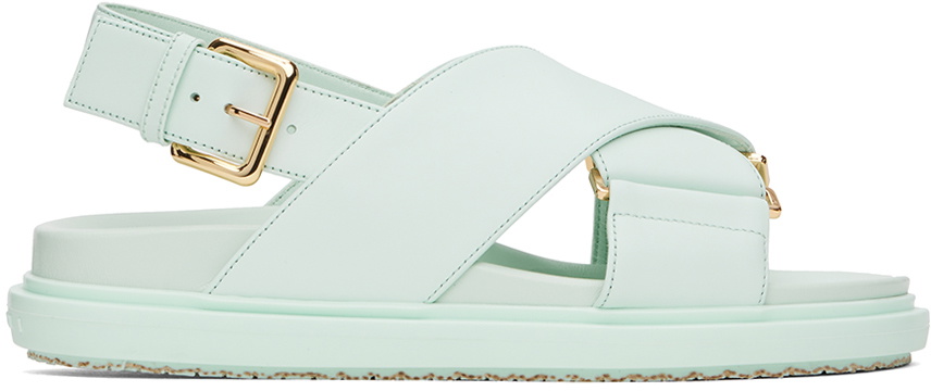 Marni Blue Fussbett Sandals Marni