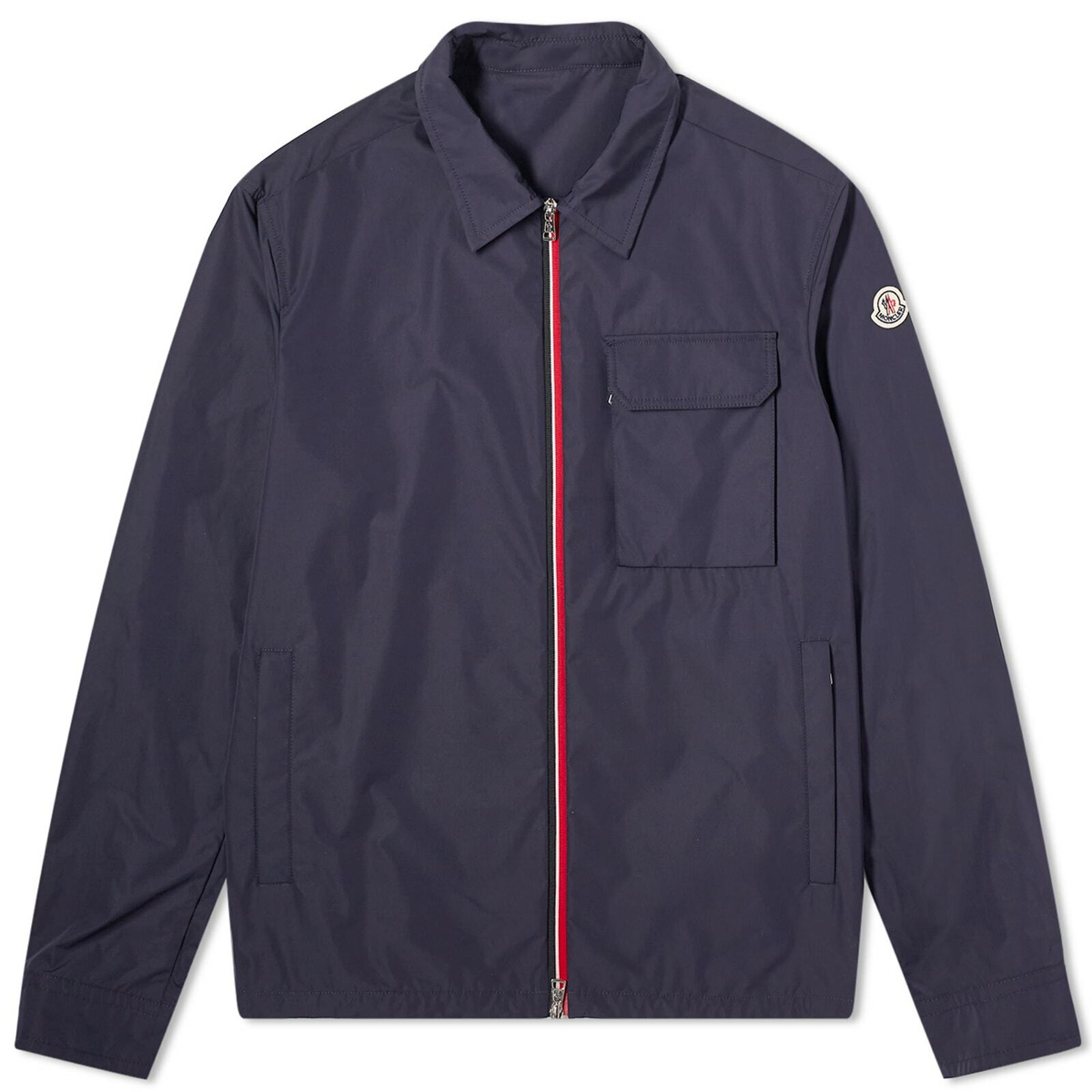 Moncler Men's Epte Micro Soft Nylon Jacket in Navy Moncler