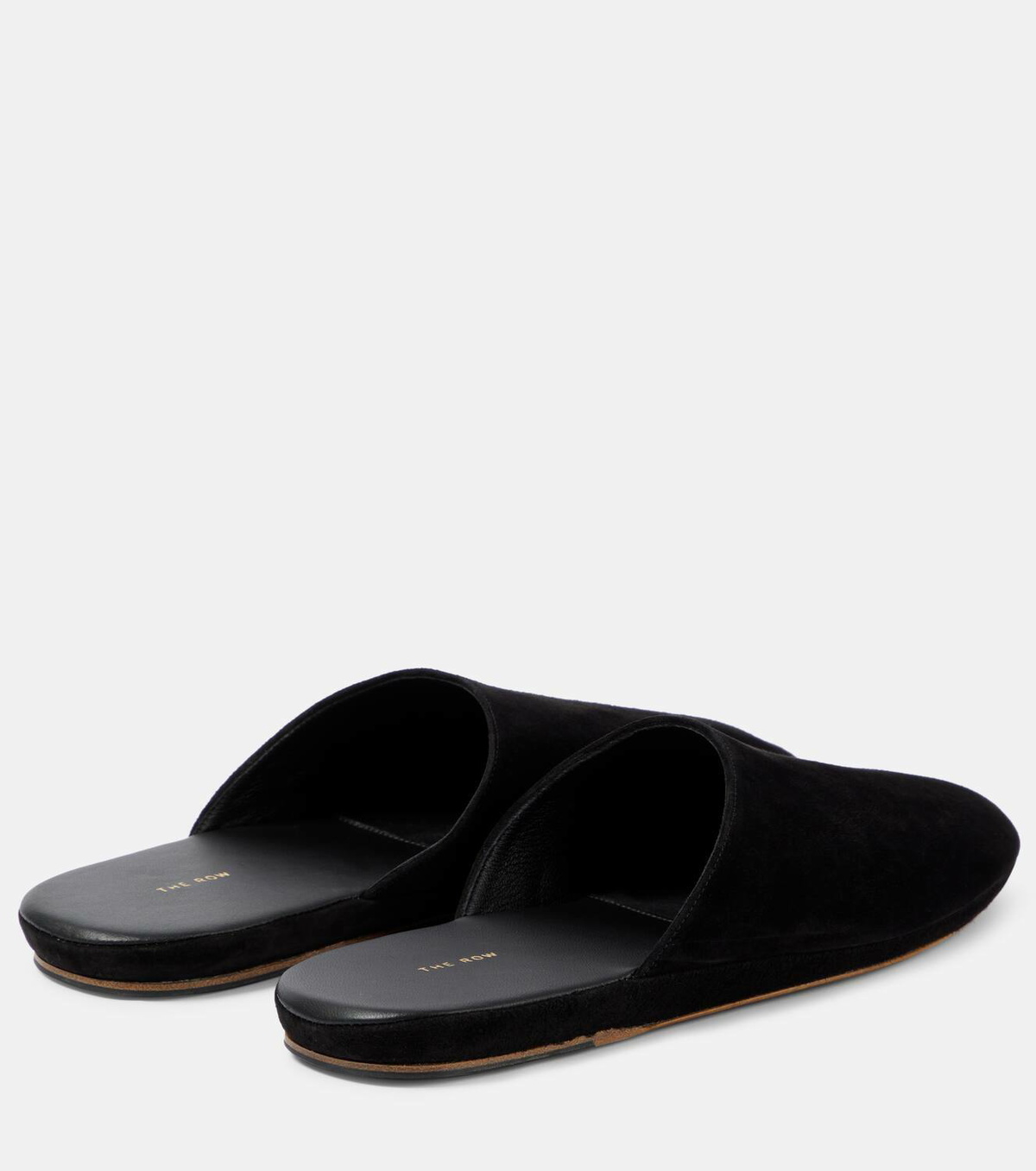 The Row Franco suede slides The Row