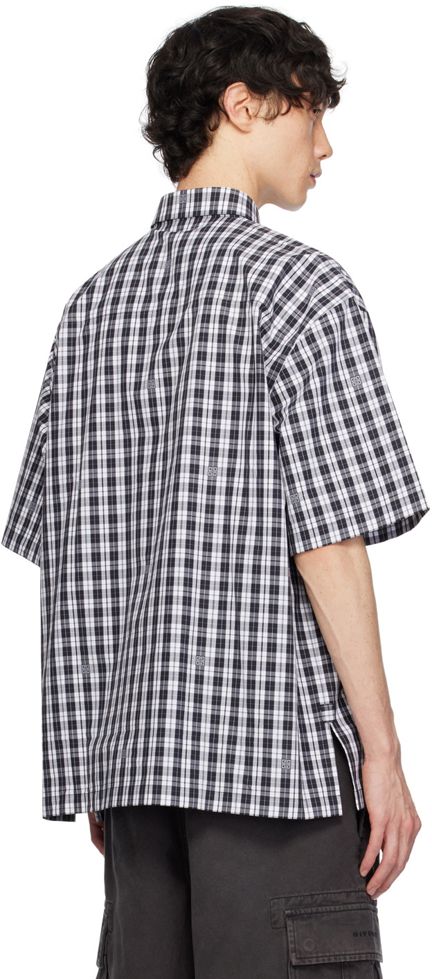 Givenchy Black & White Check Shirt Givenchy