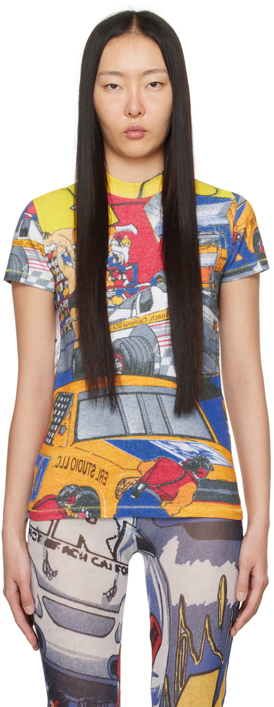 ERL Multicolor Graphic T-Shirt ERL