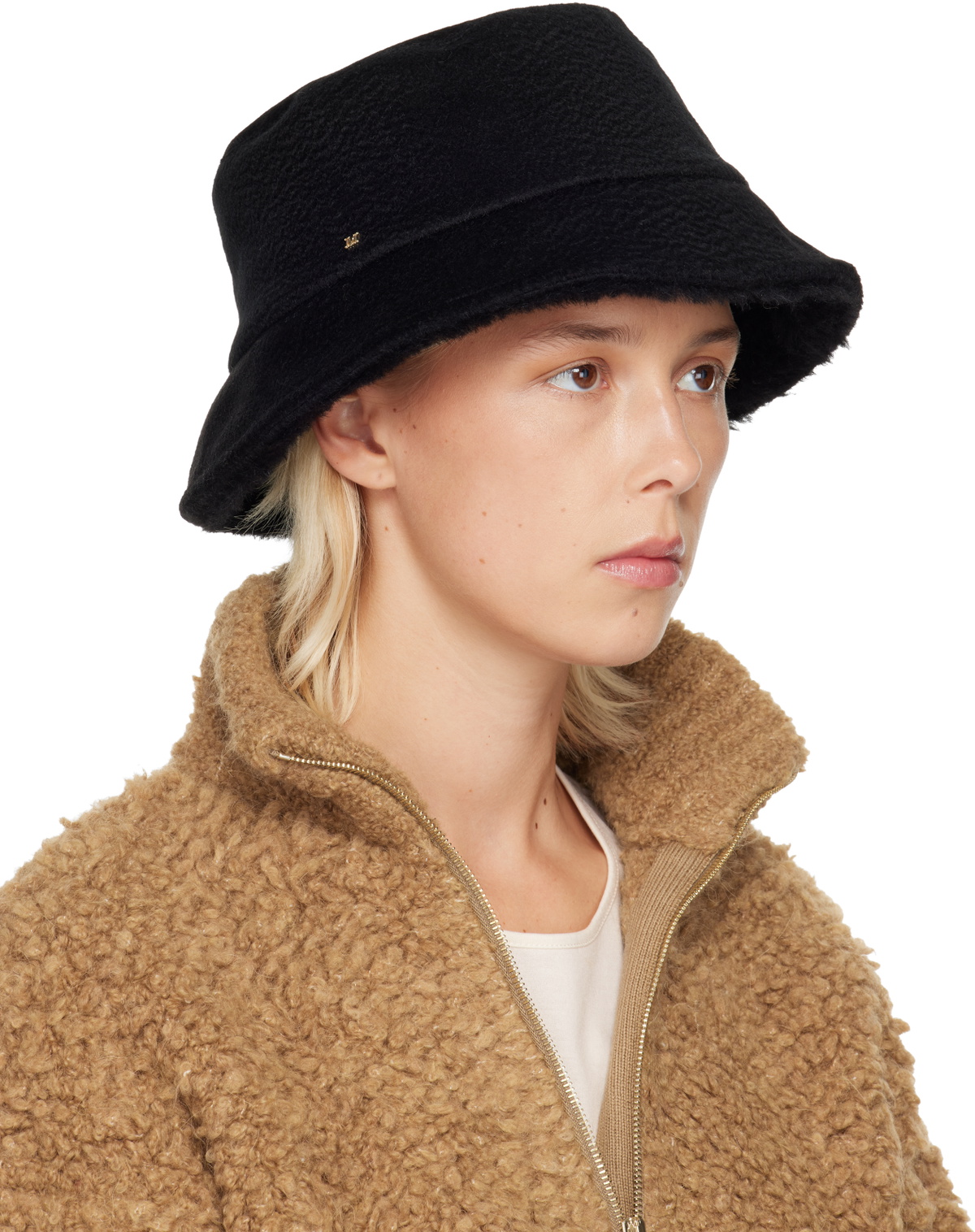 Max Mara Black Fiducia Reversible Bucket Hat Max Mara