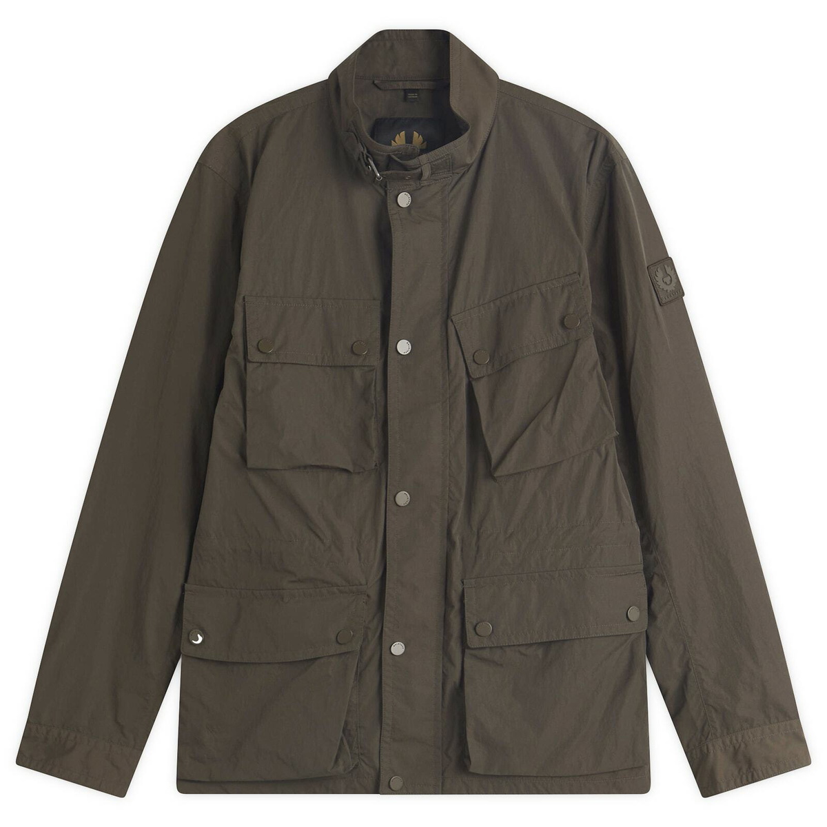 Belstaff Men's Delta Ripstop Service Fieldmaster in Army Olive Belstaff