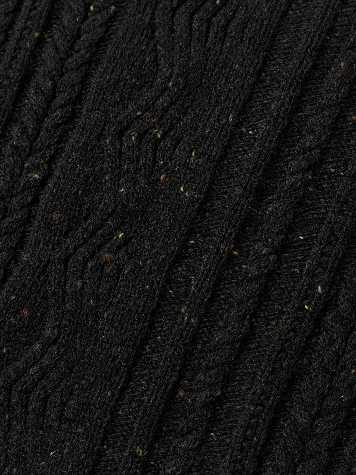 Inis Meáin - Ridges Slim-Fit Cable-Knit Merino Wool and Cashmere-Blend ...