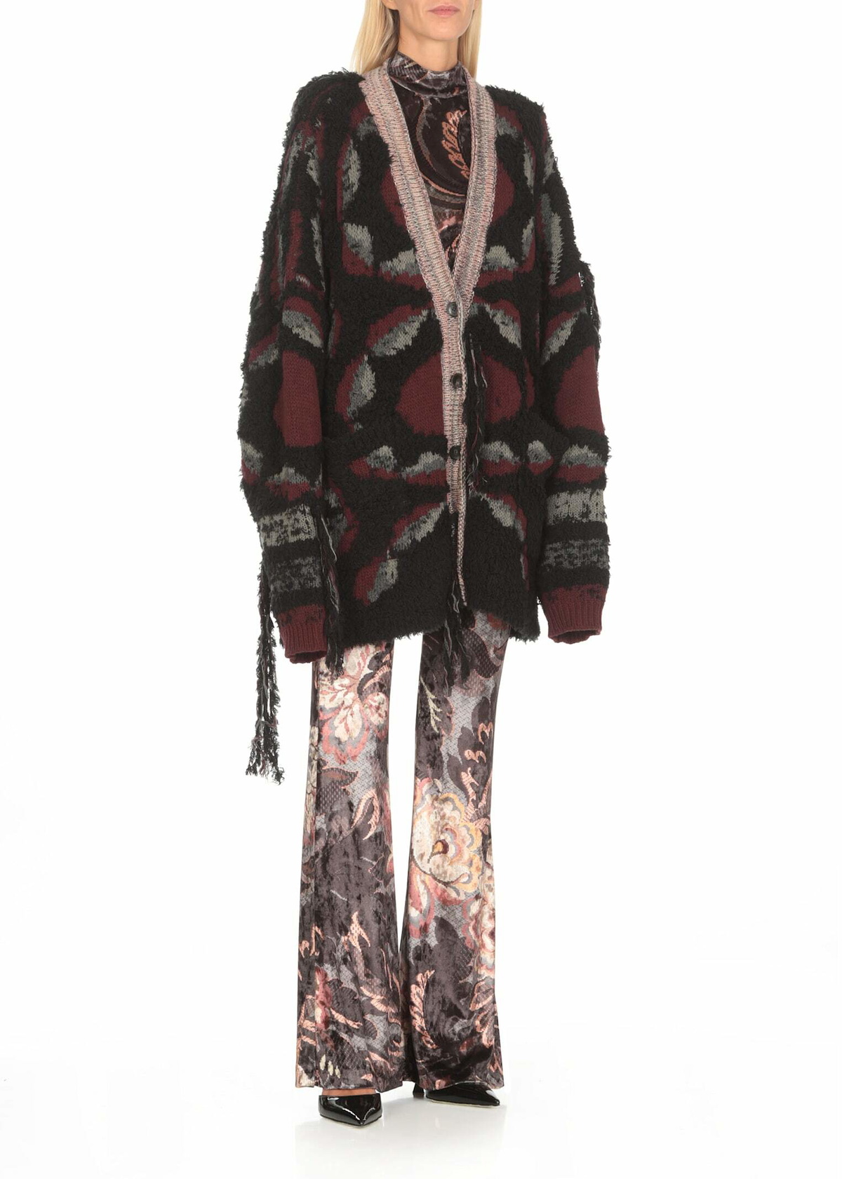 Etro Wool Blend Oversize Cardigan Etro