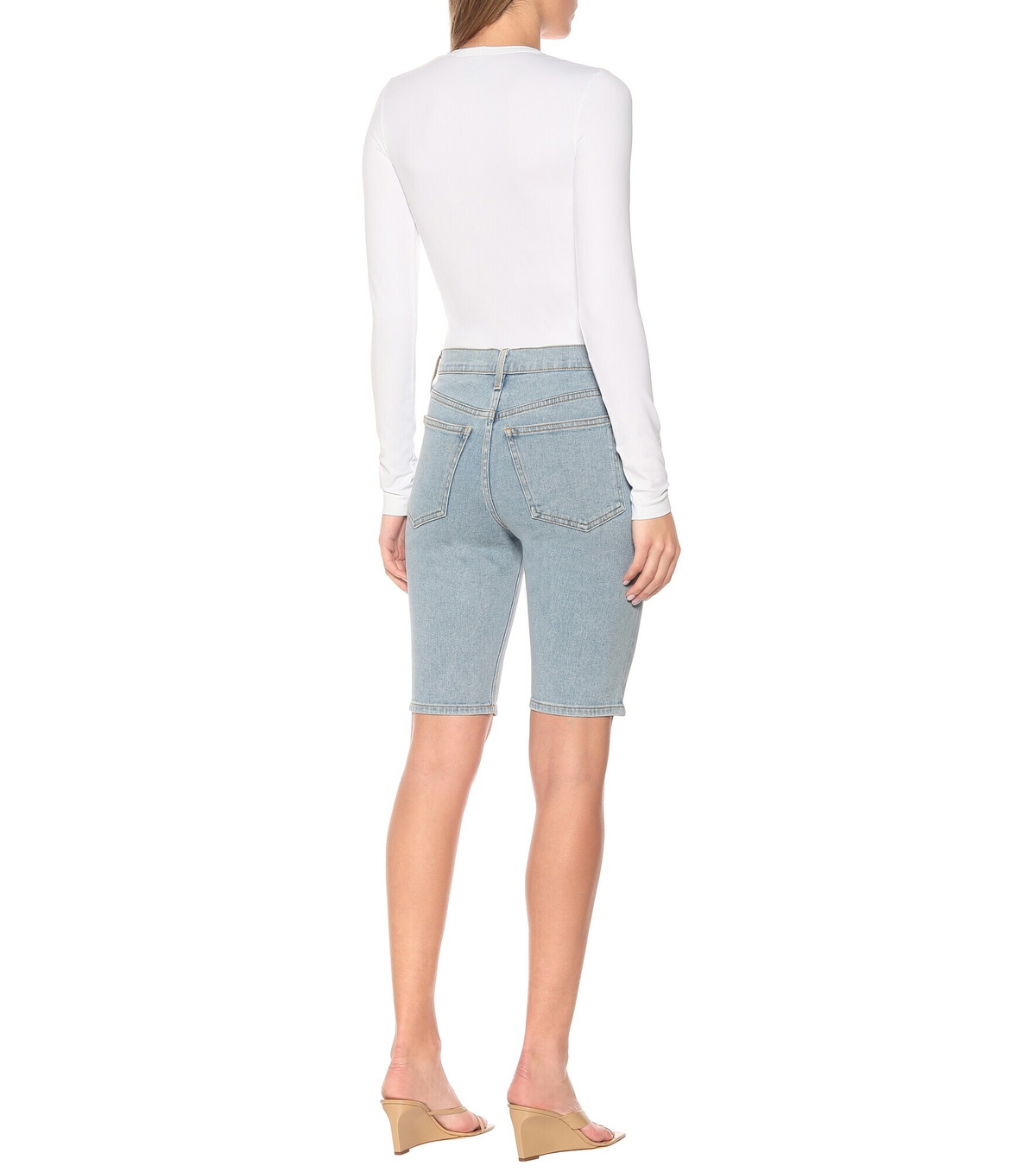 Nanushka - Kiki stretch-denim shorts Nanushka