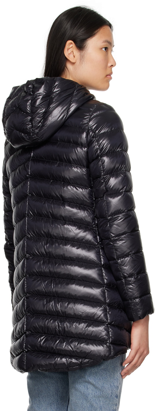 Herno Black Hooded Down Jacket Herno
