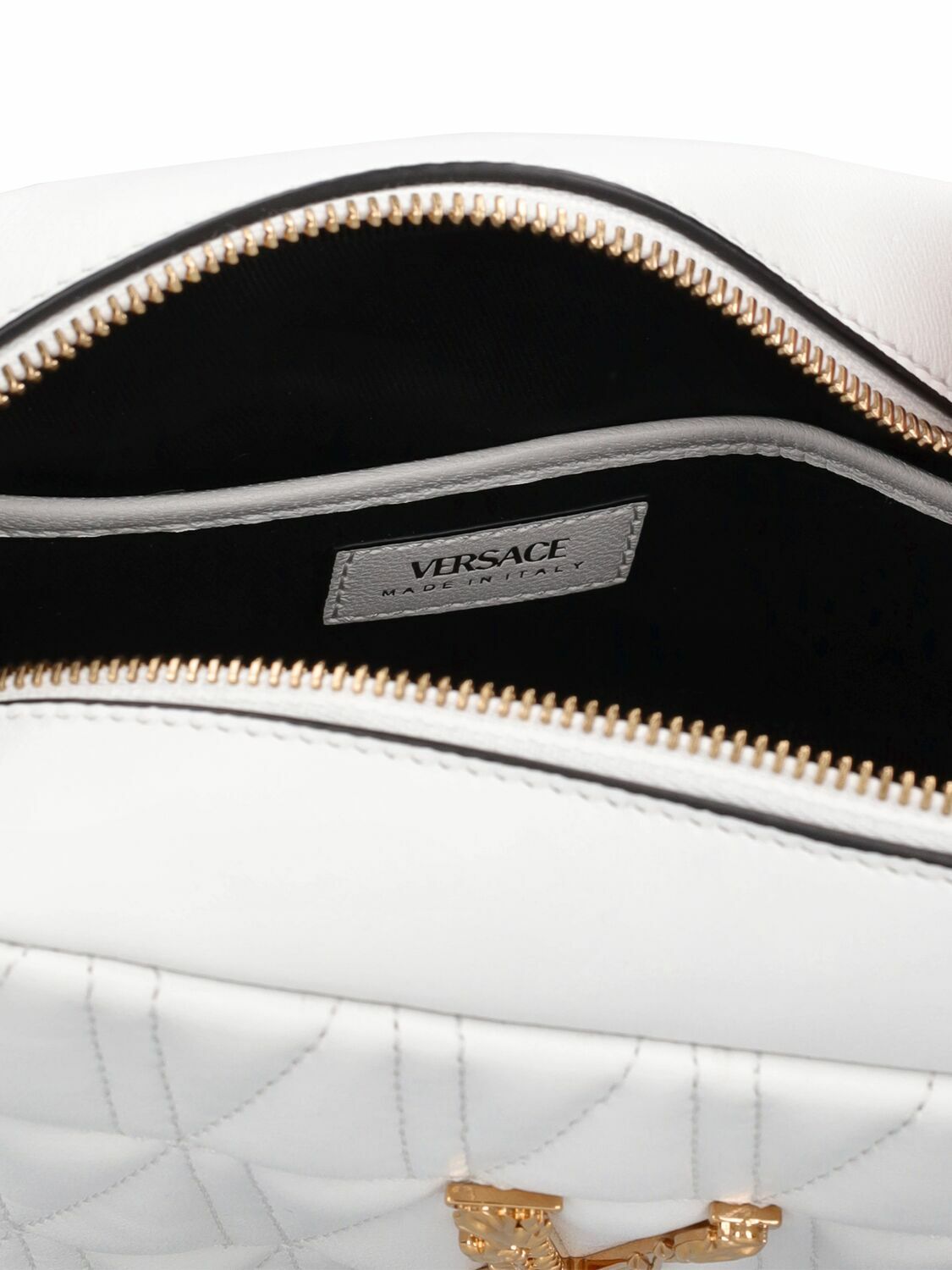 VERSACE - Quilted Leather Camera Bag Versace