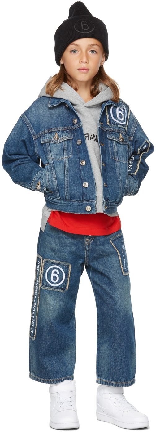 MM6 Maison Margiela Kids Logo Jeans MM6 Maison Margiela