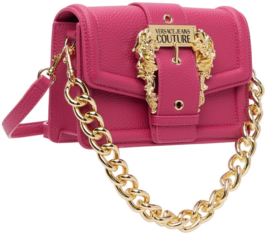 Versace Jeans Couture Pink Curb Chain Bag Versace