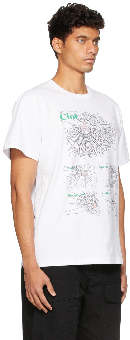 Clot White Spider Web T-Shirt CLOT