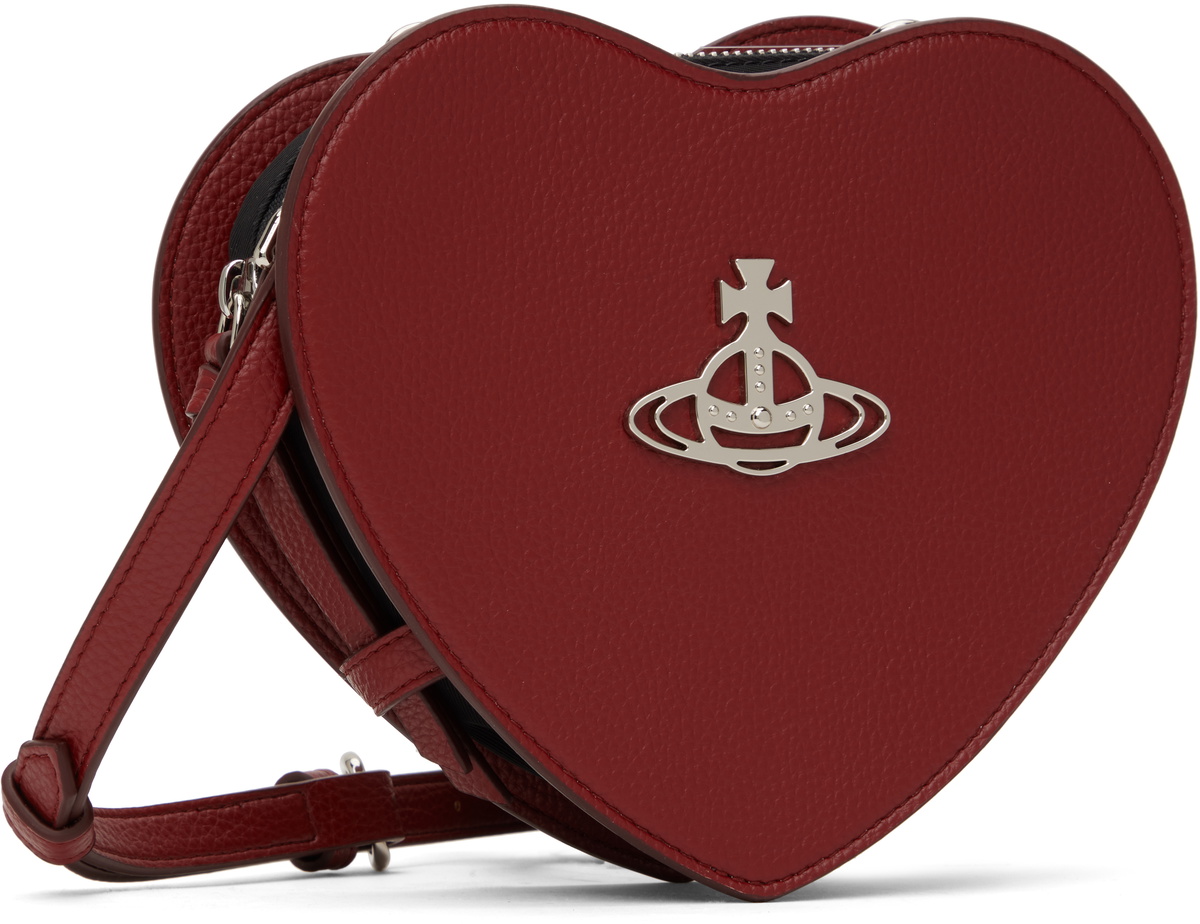Vivienne Westwood Red Louise Heart Crossbody Bag Vivienne Westwood